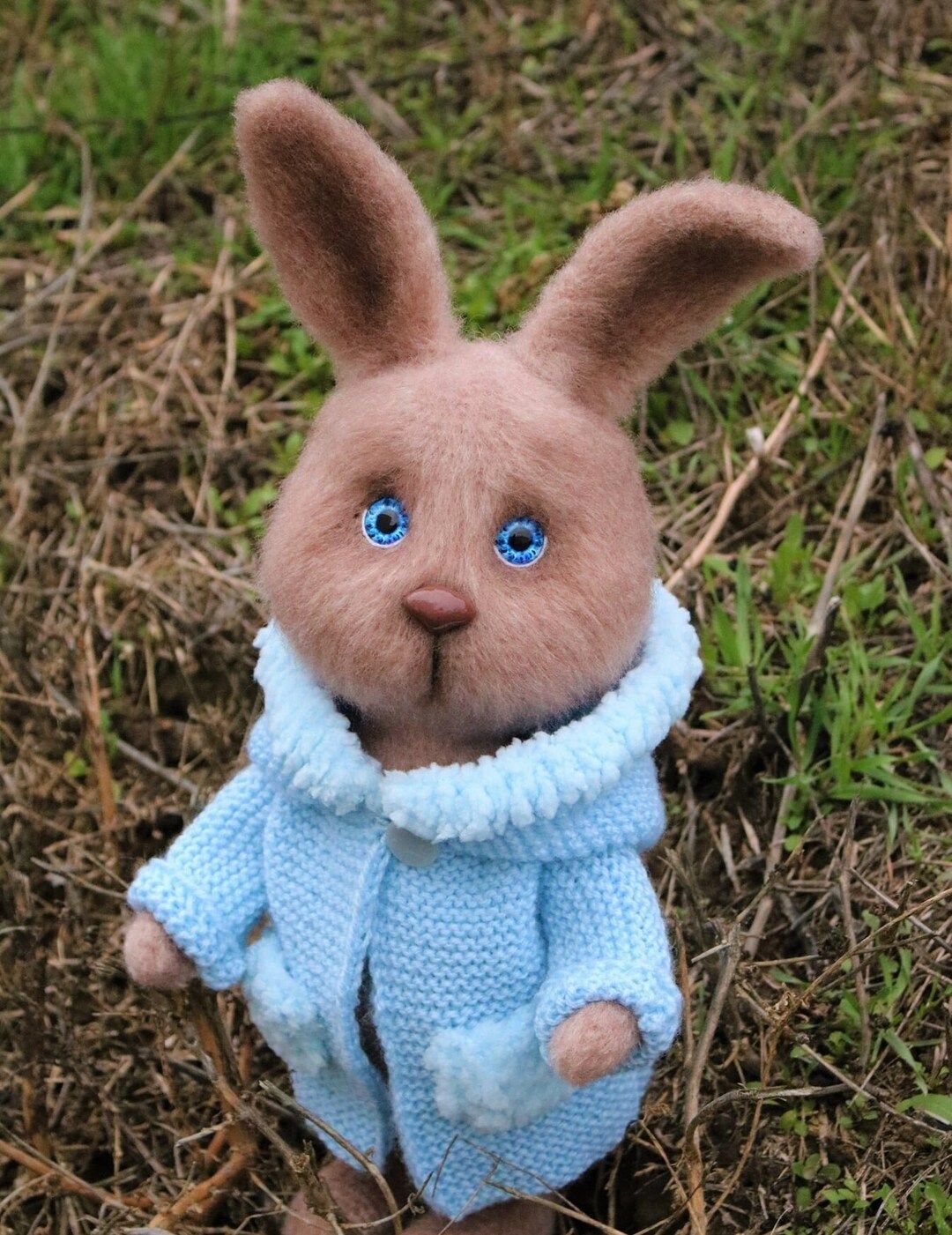 Soft Stuffed Rabbit Realistic Rabbit Gift for Rabbit Lovers - Etsy