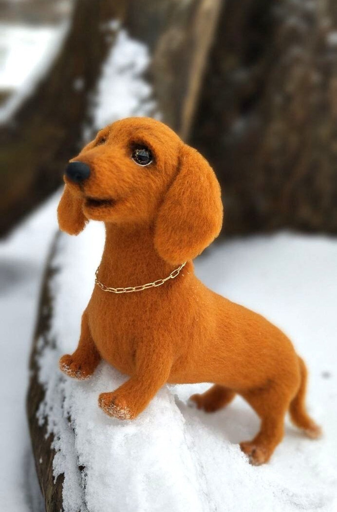 Soft Toy Handmade Replica Dog Toy Artist Dog Handmade Dog Knitted Toy ...