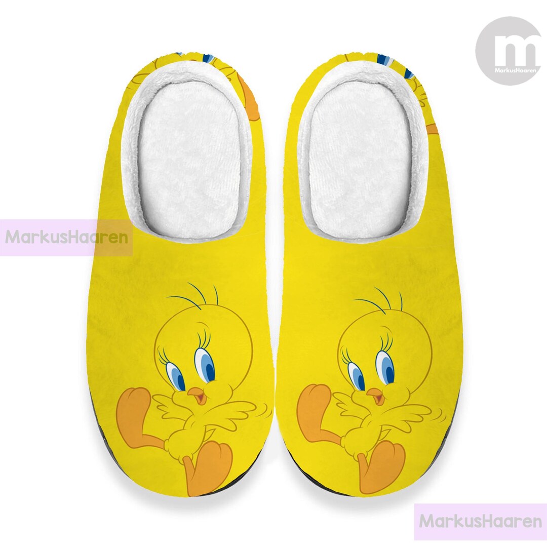 Personalized Name Tweety Bird 3D All Over Printed Slipper, Custom ...