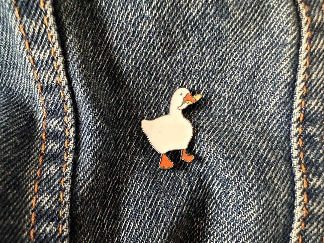 Goose With Knife Meme Soft Enamel Pin Lovely Enamel Pins Lapel Pin ...