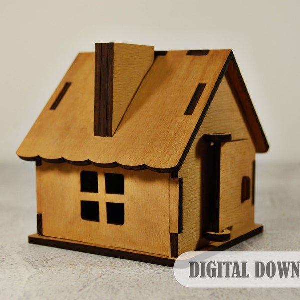 Wooden House Shaped Banks - Etsy