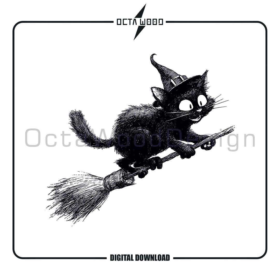 Cat SVG, Halloween Vector Design, Cutting Board PNG, Laser Engraving ...