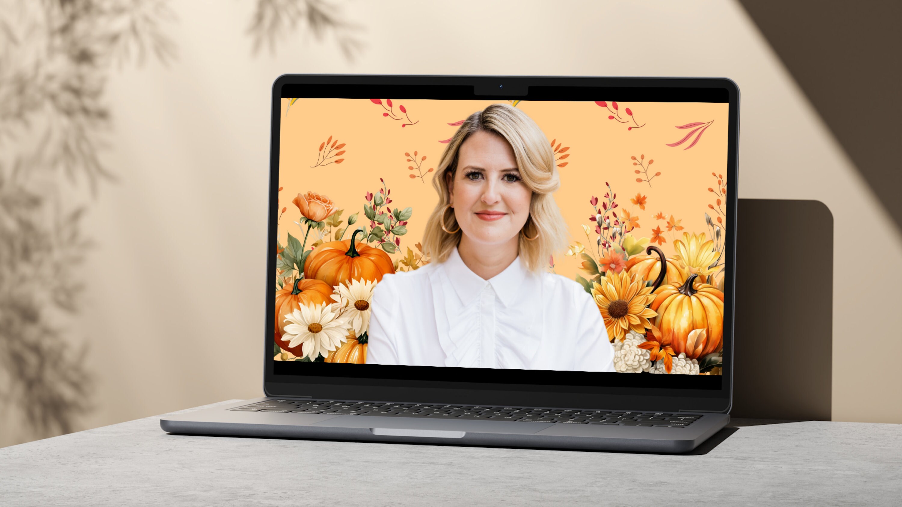 Thanksgiving Background Thanksgiving Zoom Background Fall - Etsy