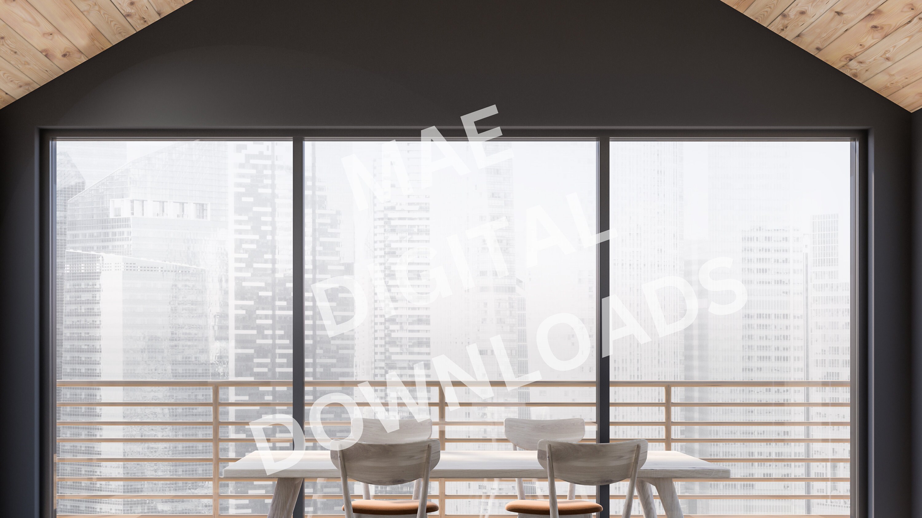 Buy Modern Office Zoom Background, Work From Home Digital Background ...