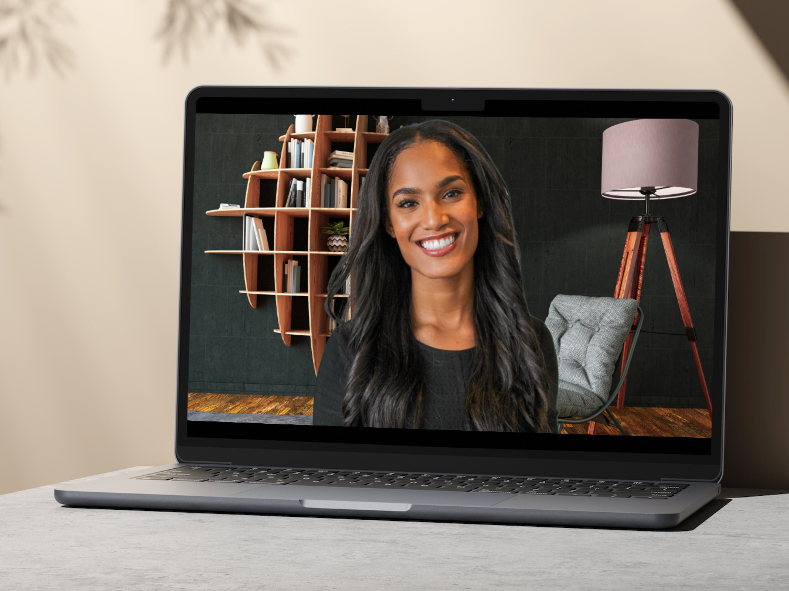 Office Zoom Background for Work From Home Office, Digital Background ...