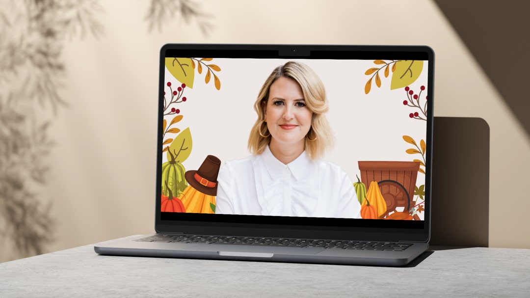 Thanksgiving Background, Thanksgiving Zoom Background, Fall Zoom ...