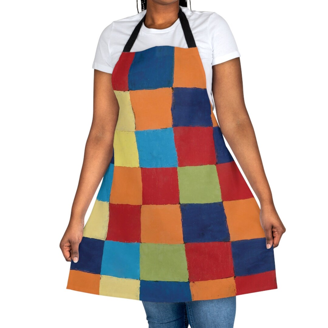 Apron, Vintage Art Qu 1 Colour Chart by Paul Klee All-over Print Apron ...