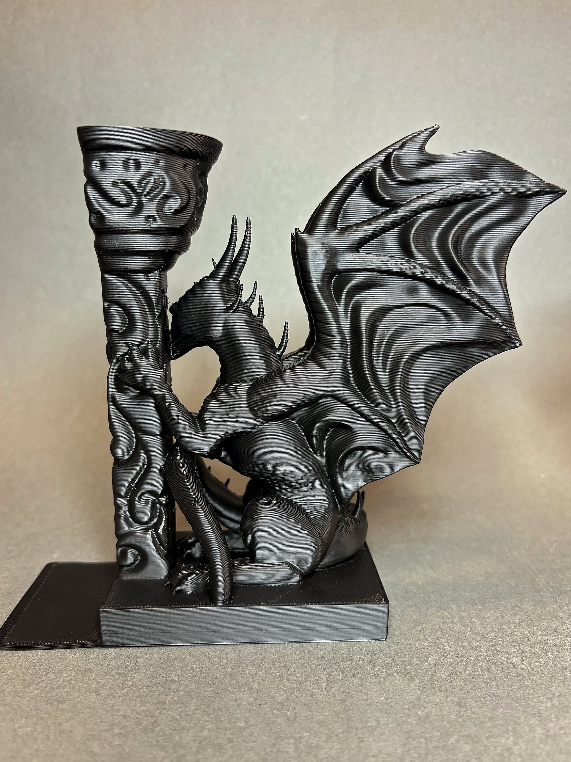 3D Printed Dragon Bookend Bundle Booktok Fourth Wing Iron Flame ...