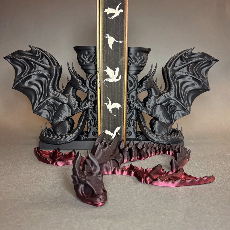 Dragon Bookends - Etsy