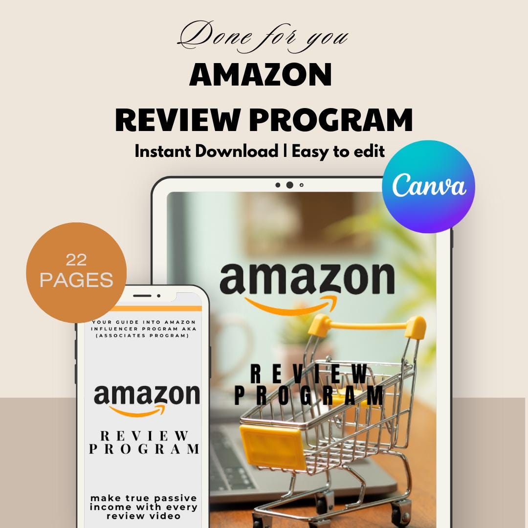 Amazon Review Program Ebook | MRR & PLR Ebook | Resell as Your Own ...