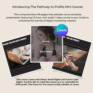 Pathway to Profits Mini Courses 2024 | Intro to Digital Marketing Faceless | Instagram Themepage ...