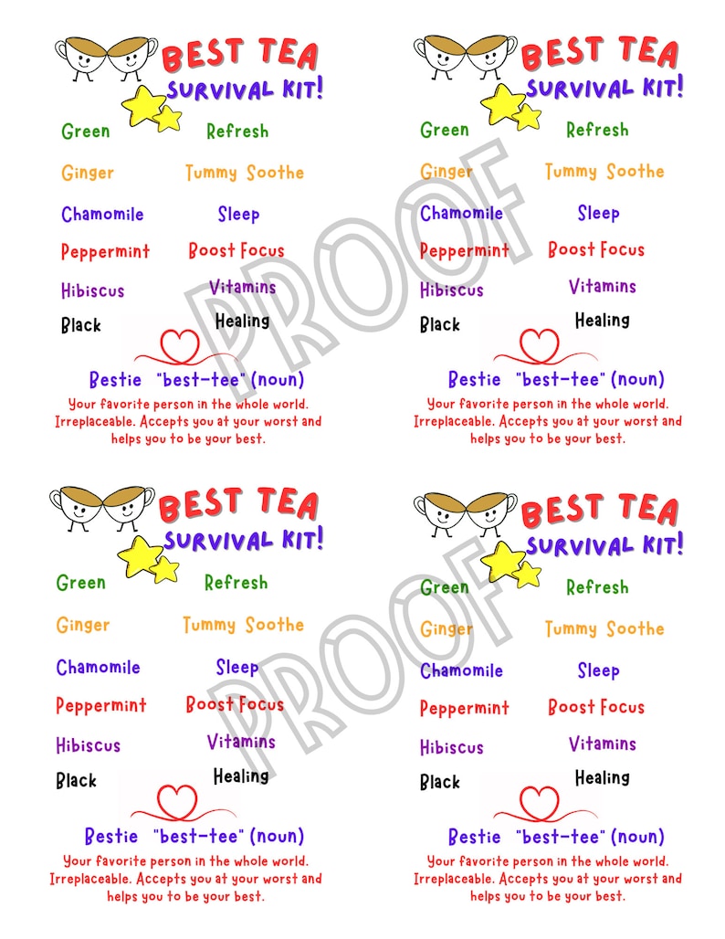 Best Tea Survival Kit - Etsy