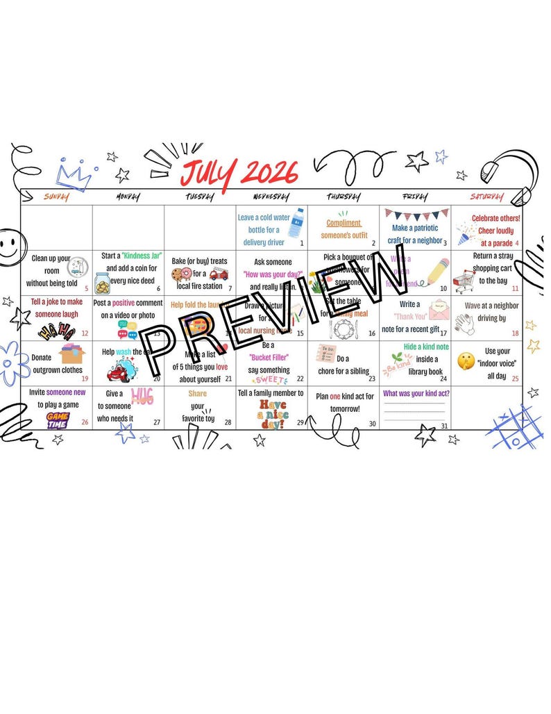 Summer 2026 Kindness Challenge - Etsy