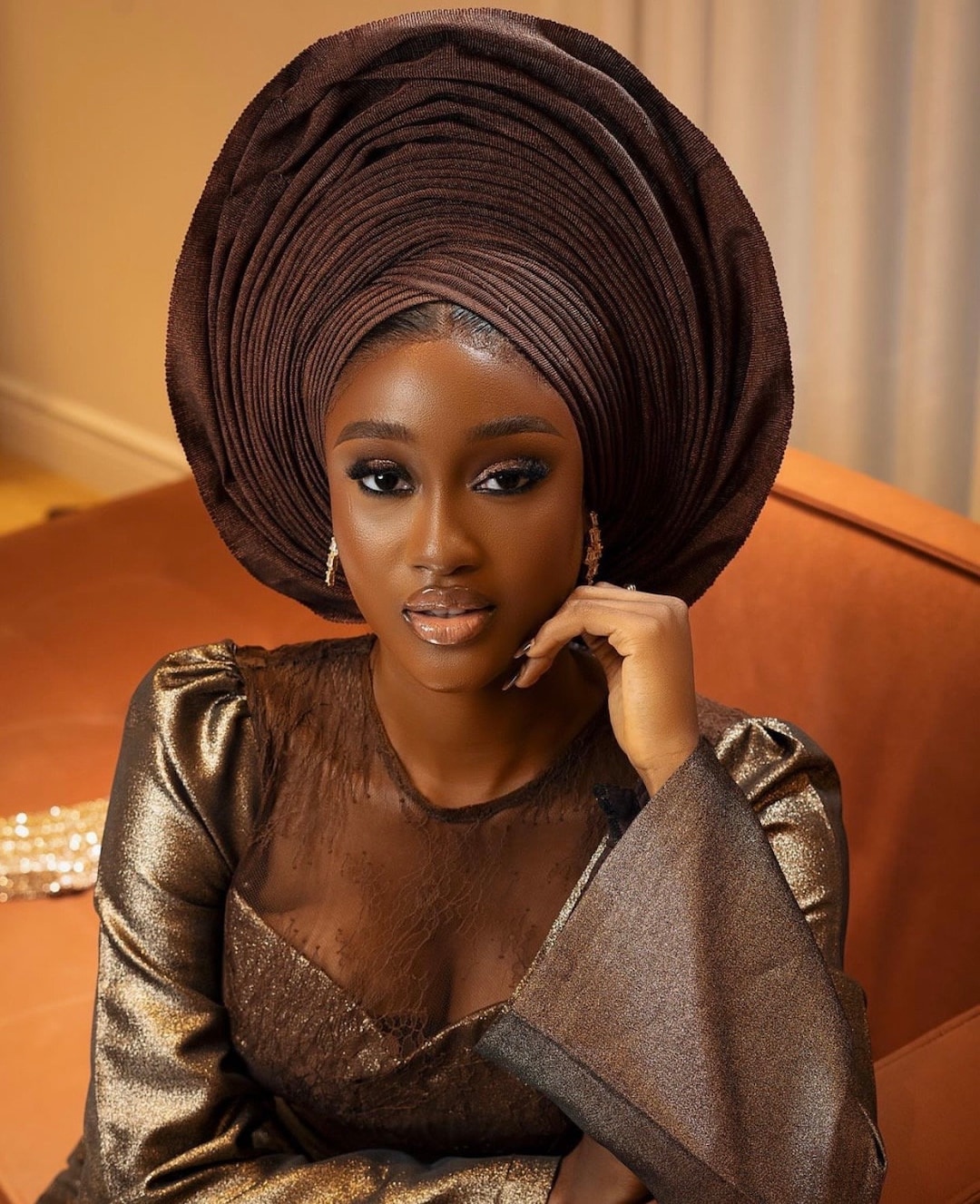 African Autogele, Ready to Wear Gele, African Hat, Traditional Wedding ...