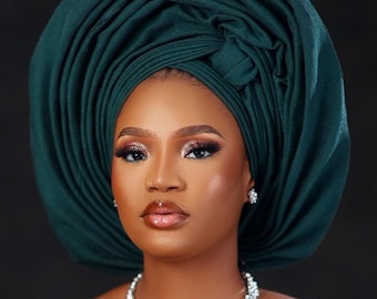 African Autogele, Ready to Wear Gele, African Hat, Traditional Wedding ...