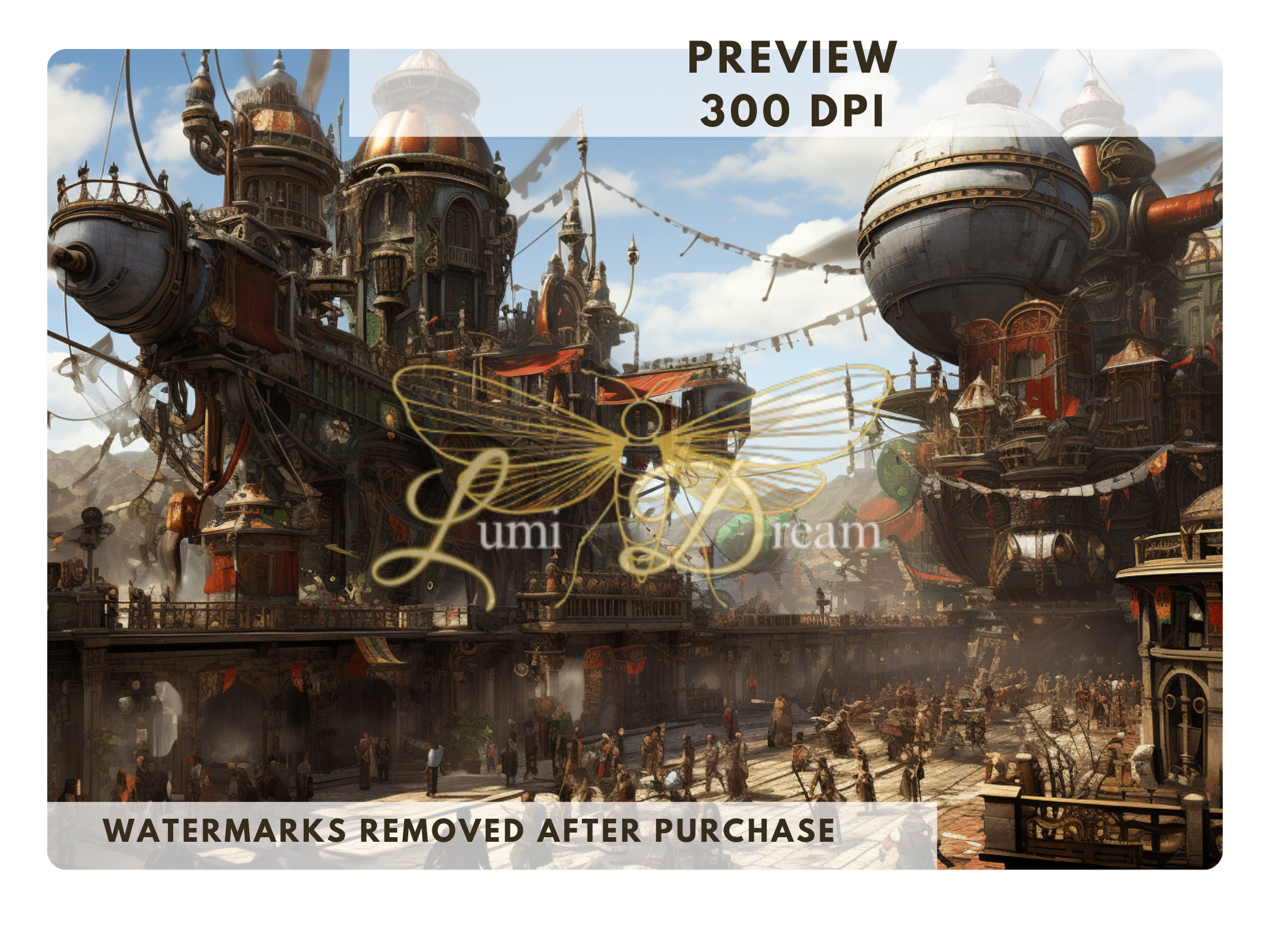 Steampunk Port, Vtuber Background, Twitch Virtual Background, Zoom ...