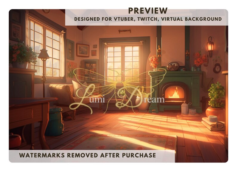 Cozy Ghilbi Cottage, Vtuber Background, Teams, Zoom, Twitch, Twitch ...