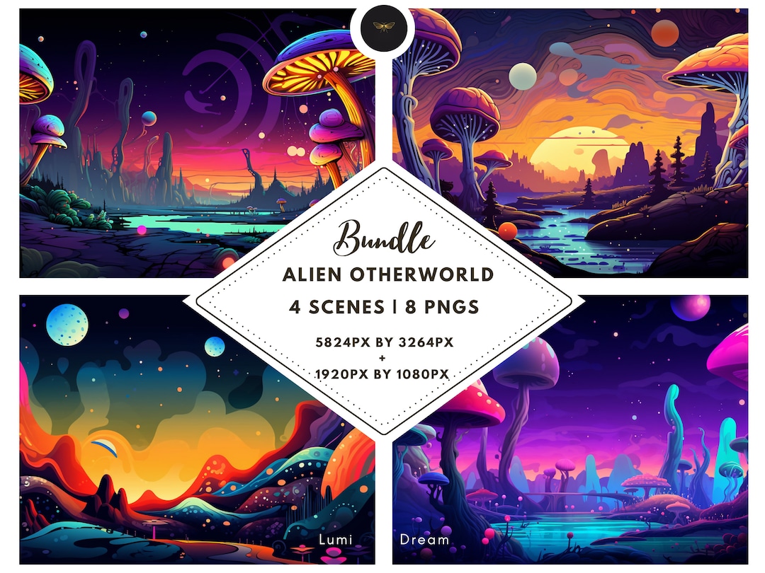 Alien Otherworld, Vtuber Virtual Background for Zoom, Teams, Twitch ...