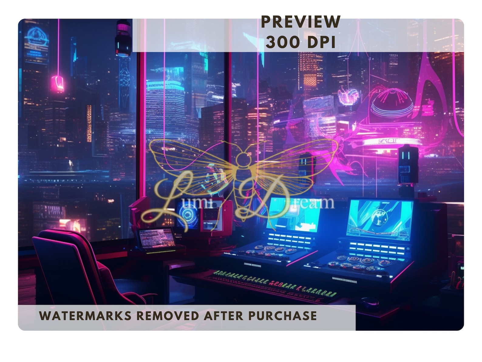 Cyberpunk DJ Booth, Vtuber Background, Twitch Virtual Background, Zoom ...