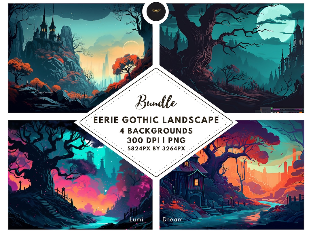 Eerie Gothic Landscape, Vtuber Background, Twitch Virtual Background ...