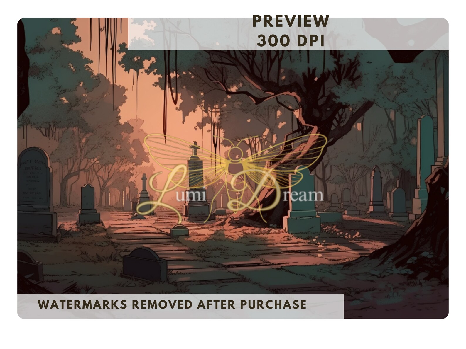 Lofi Historic Graveyard, Vtuber Background, Twitch Virtual Background ...