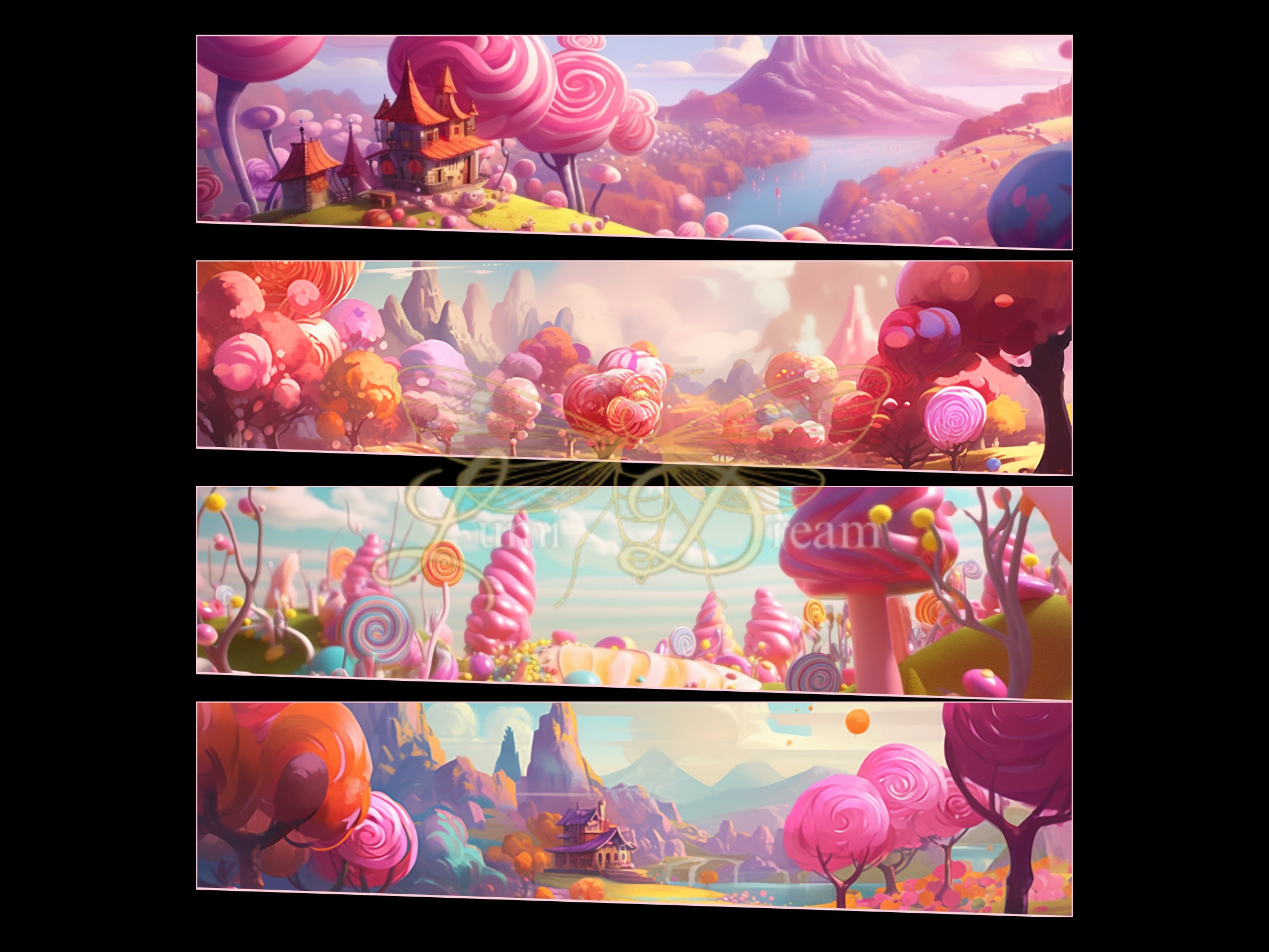 Anime Candy Land, Vtuber Virtual Background for Zoom, Teams, Twitch ...
