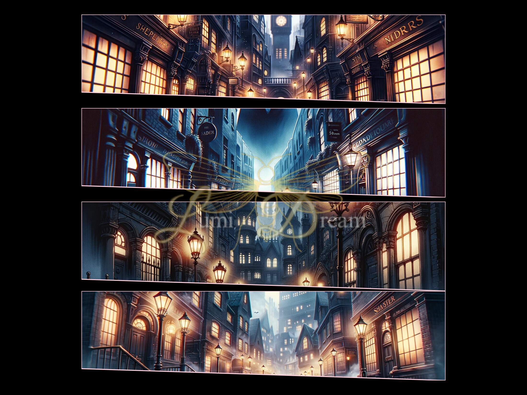 Gothic London Jack the Ripper Vtuber Virtual Background for - Etsy