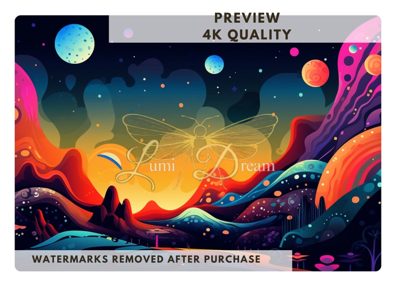 Alien Otherworld Vtuber Virtual Background for Zoom Teams - Etsy