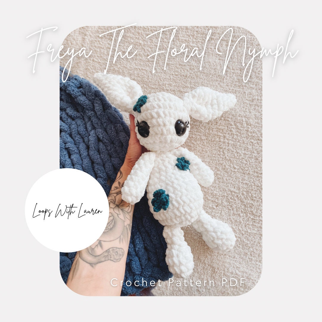 Freya the Floral Nymph Crochet Pattern PDF - Etsy
