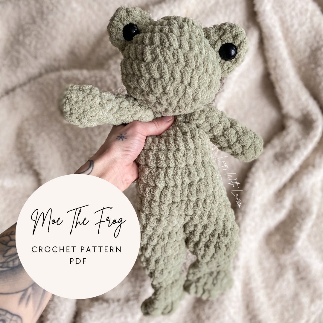 Moe the Frog Crochet Pattern PDF - Etsy