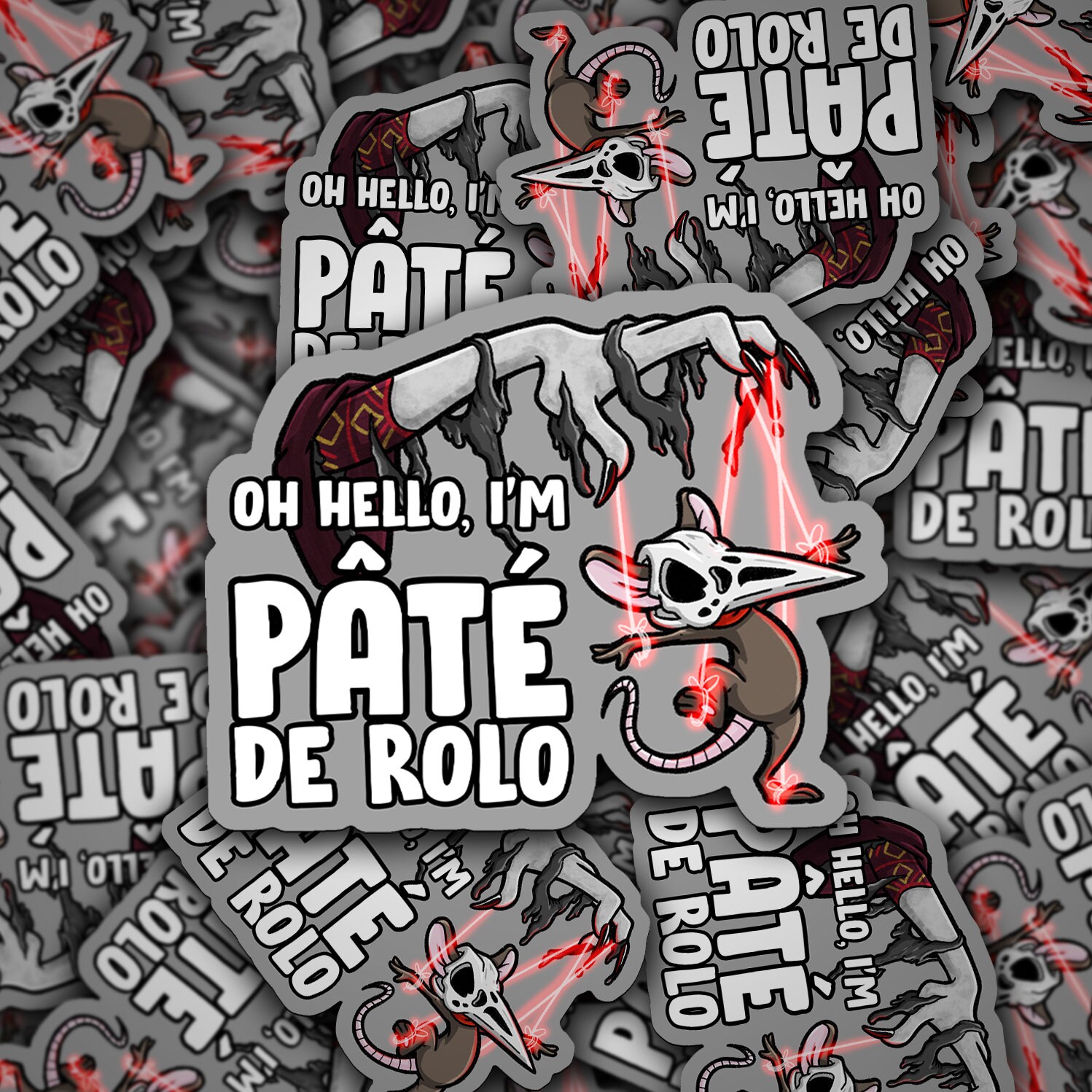 Pate De Rolo Critical Role Vinyl Sticker - Bells Hells Decal - Etsy