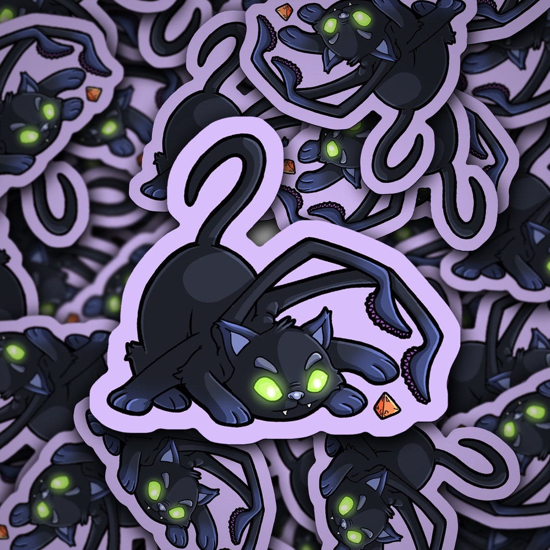 Displacer Beast D&D Vinyl Sticker Cute Monster Dungeons and Dragons ...