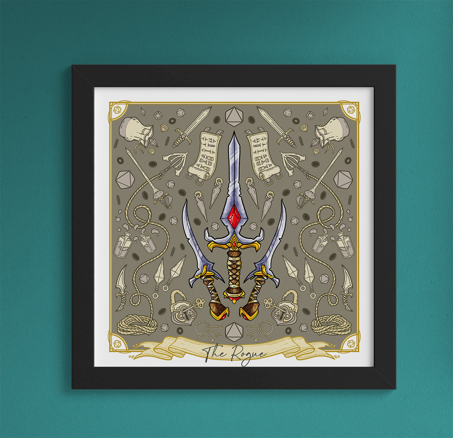 D&D Class Print Dungeons and Dragons Critical Role Prints Gaming Gift ...