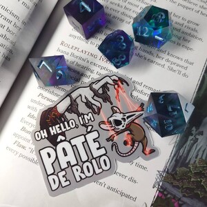 Pate De Rolo Critical Role Vinyl Sticker FCG Chibi Bells Hells Fearne ...