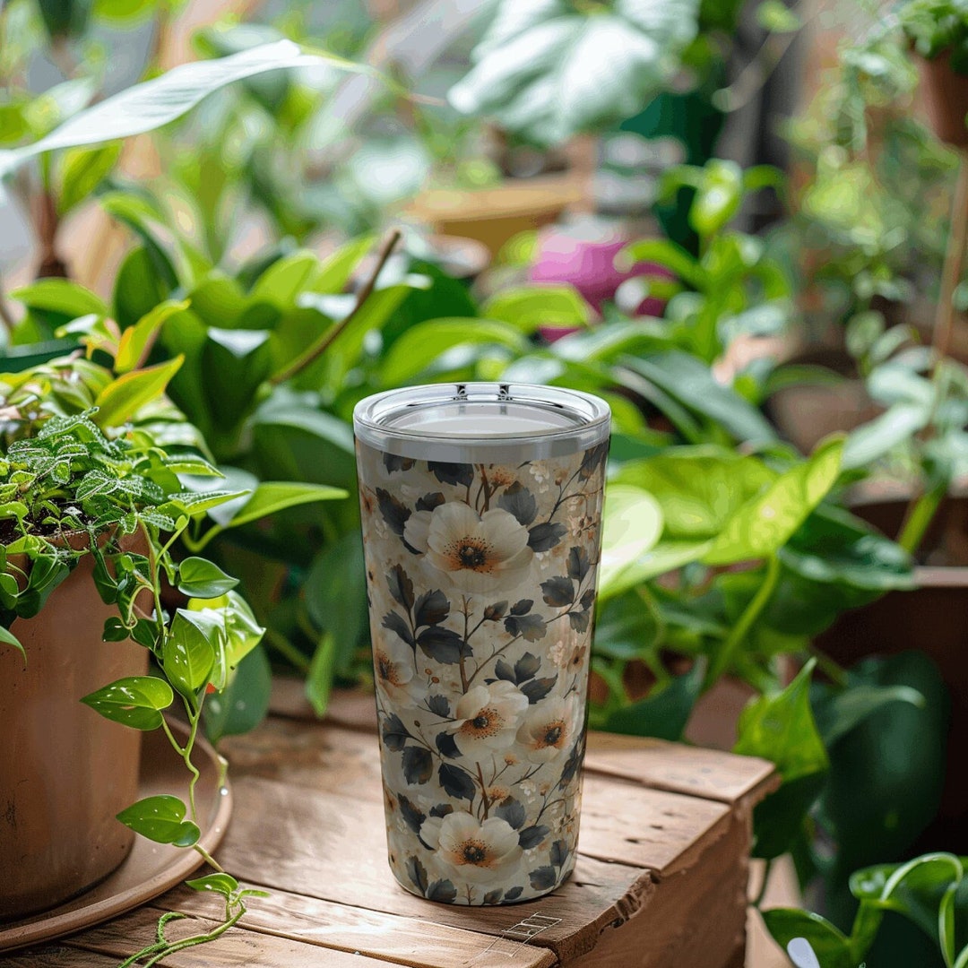 February Birth Flower Tumbler, Primrose Water Bottle, February Birthday ...