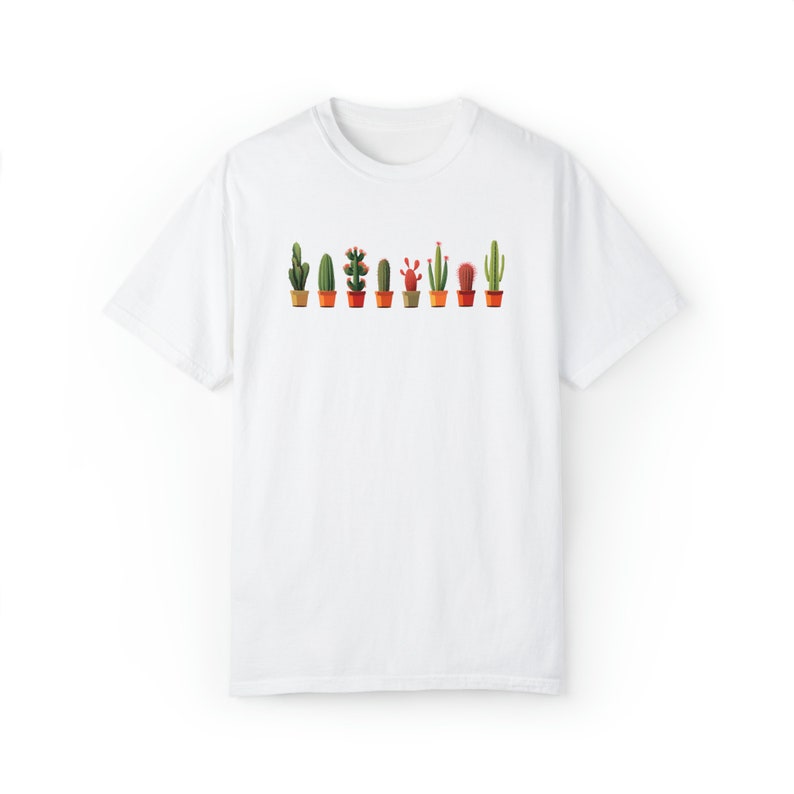 Cute Cacti Tee, Cactus T-shirt, Colorful Cactus Garden, Cactus Lover Gift, Great Gift, Fun ...