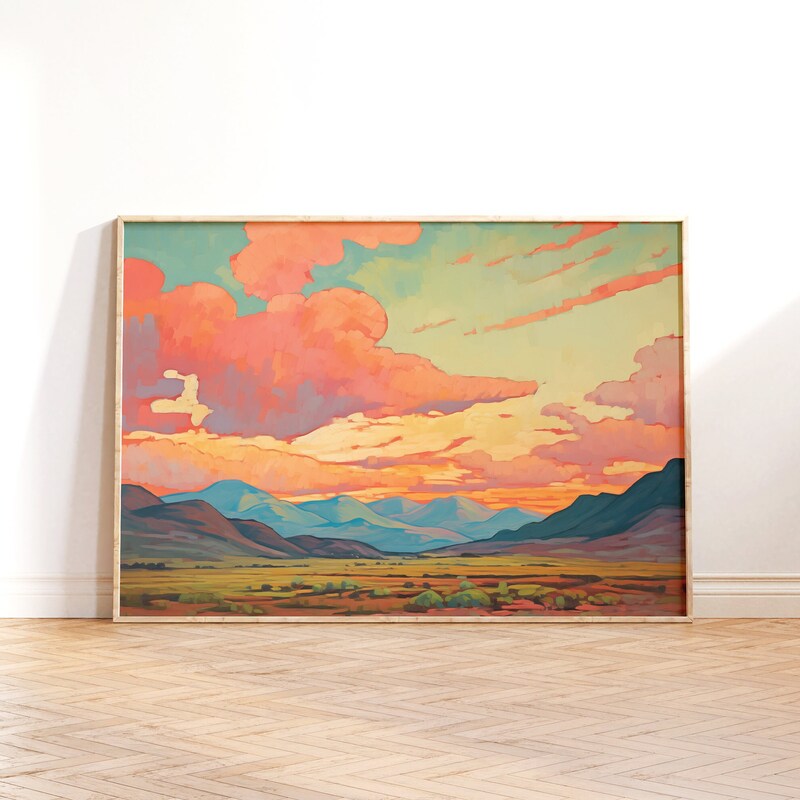 Sunset Painting - Etsy