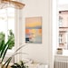 Abstract Ocean Sunset Painting, Coastal Wall Art (digital Download) - Etsy