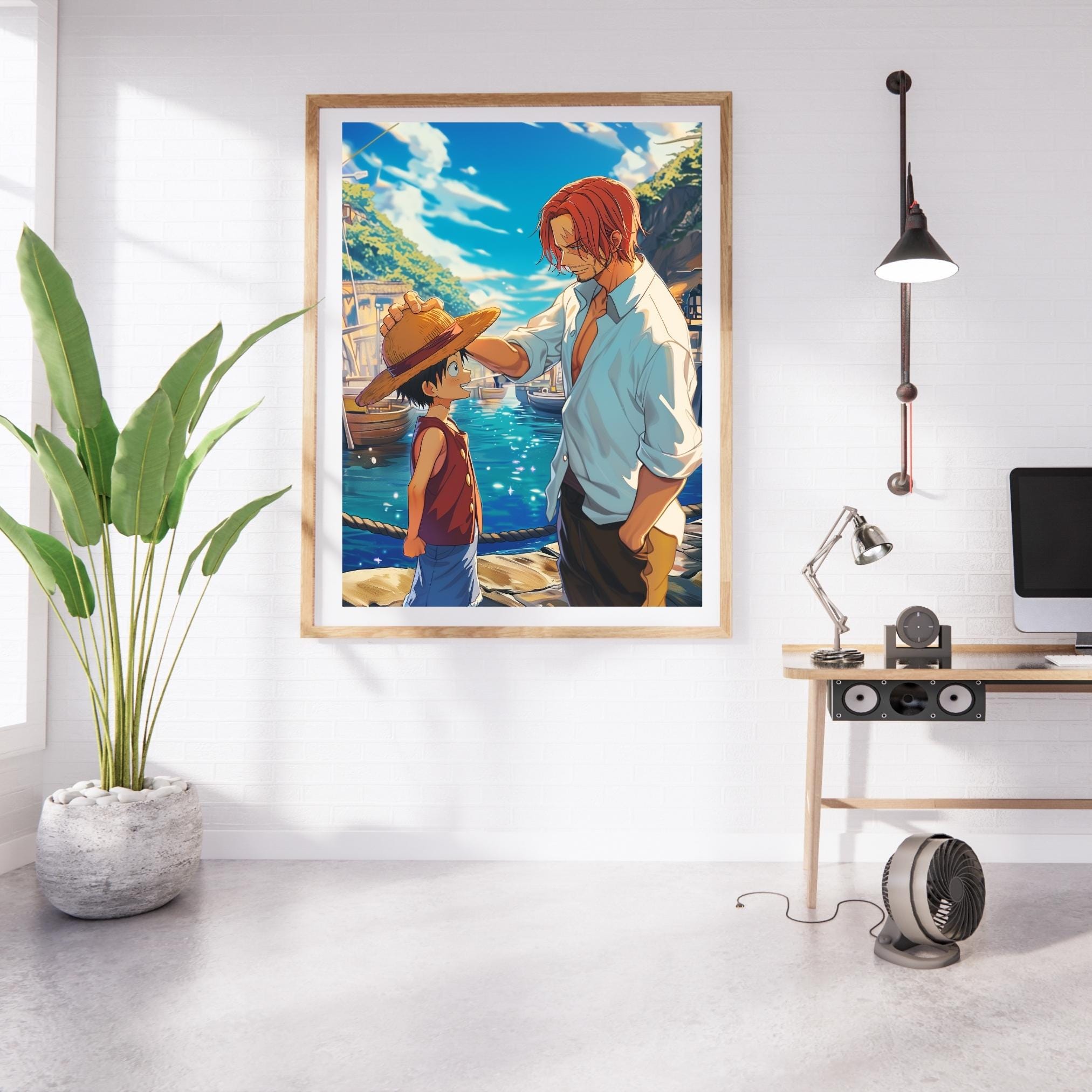 Shanks & Luffy Poster, Onepiece Poster, Red Shanks, Onepiece Lover - Etsy