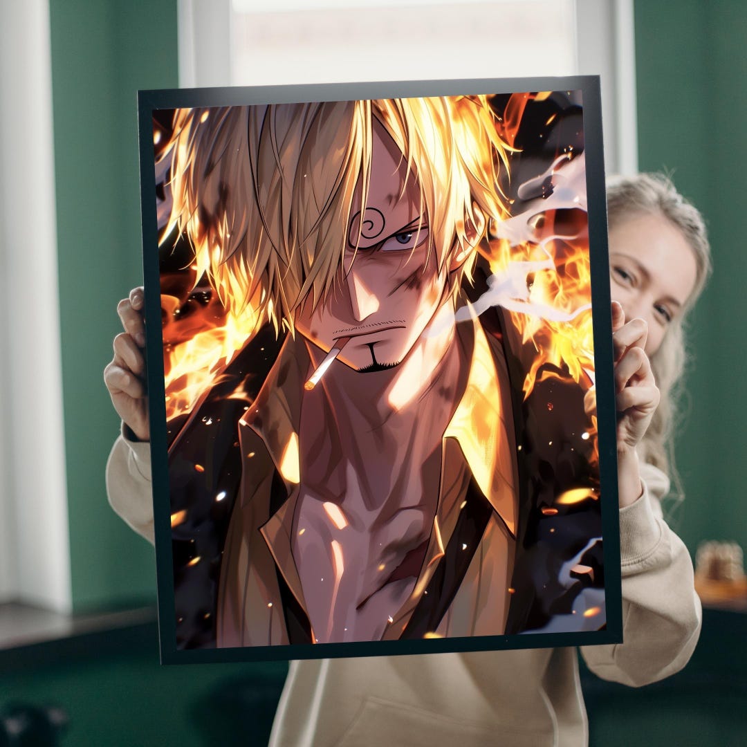 Sanji Front Face Poster, Onepiece Poster, Sanji, Onepiece Lover - Etsy
