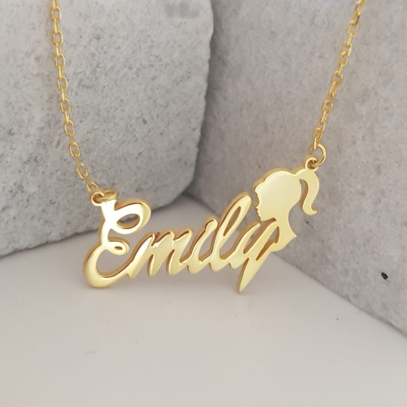 Girls Name Necklace - Etsy