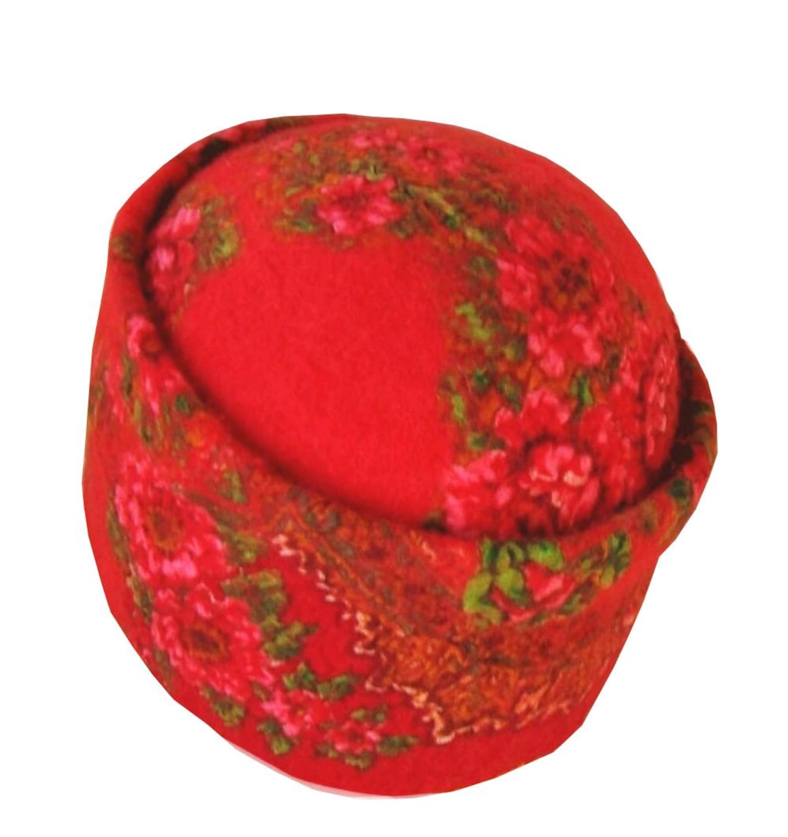 Wool Felted Women's Red Hat Light and Warm Beanie Handmade by Wet ...