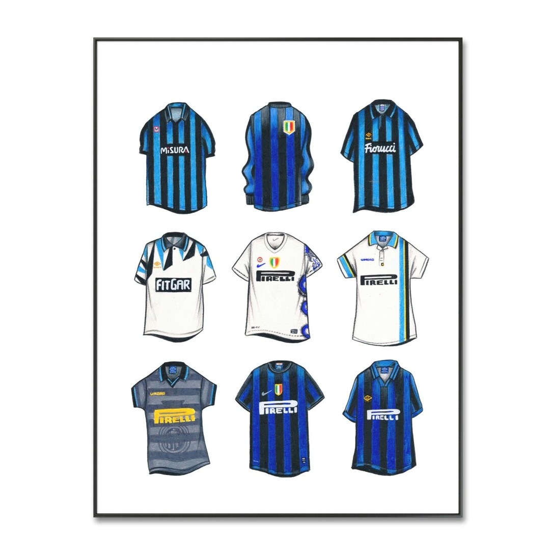 Inter Milan Poster | Internazionale Football Club | Inter Milan Shirt ...
