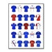 Rangers Football Shirt Poster | Rangers Poster | Glasgow Rangers Poster ...