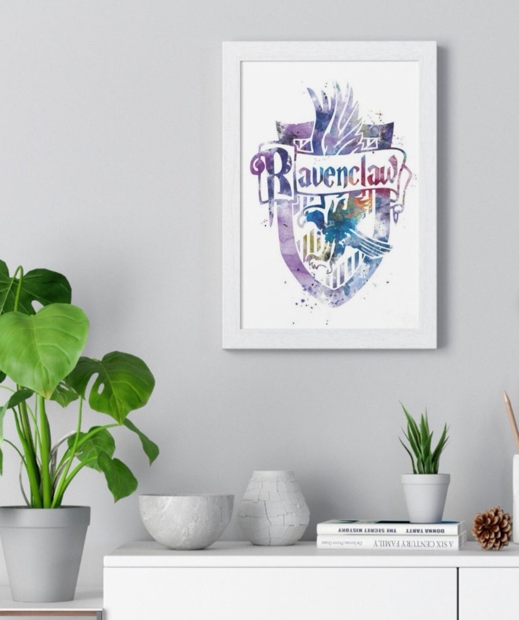 Wizarding Poster, A4 Ravenclaw Print, HP Wizard Poster - Etsy