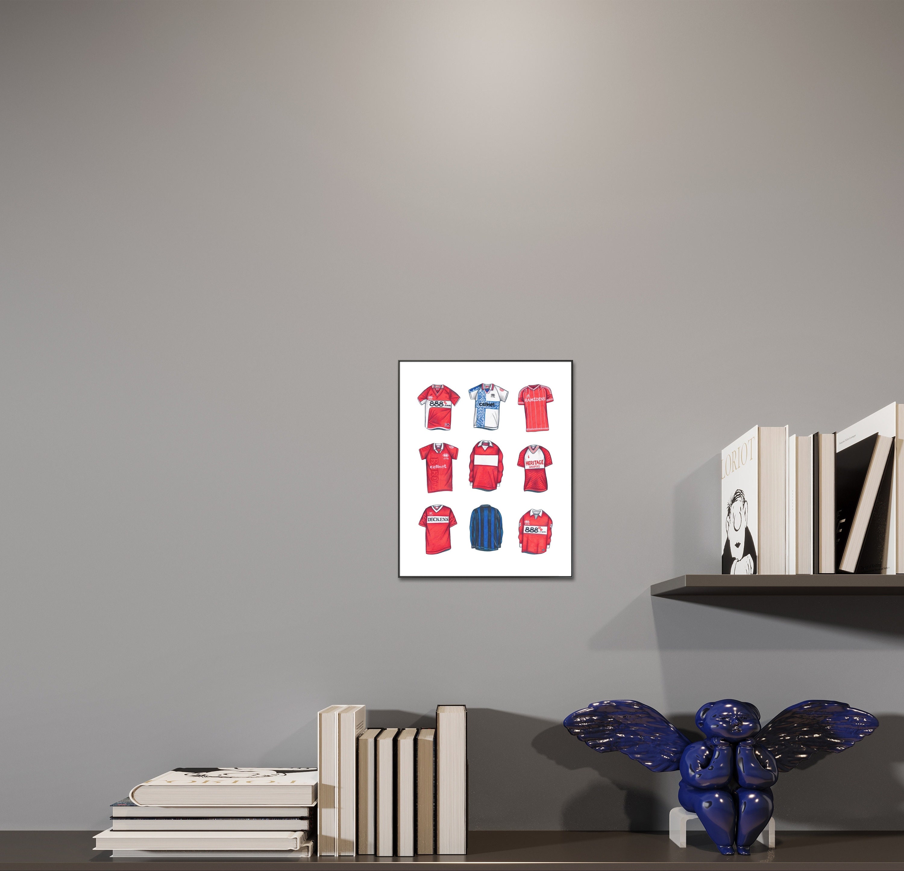 Middlesbrough Football Shirt Poster Middlesbrough Football Shirt ...