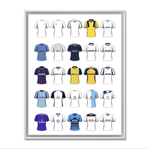 Tottenham Hotspur Football Poster, Tottenham Football Shirt Poster ...