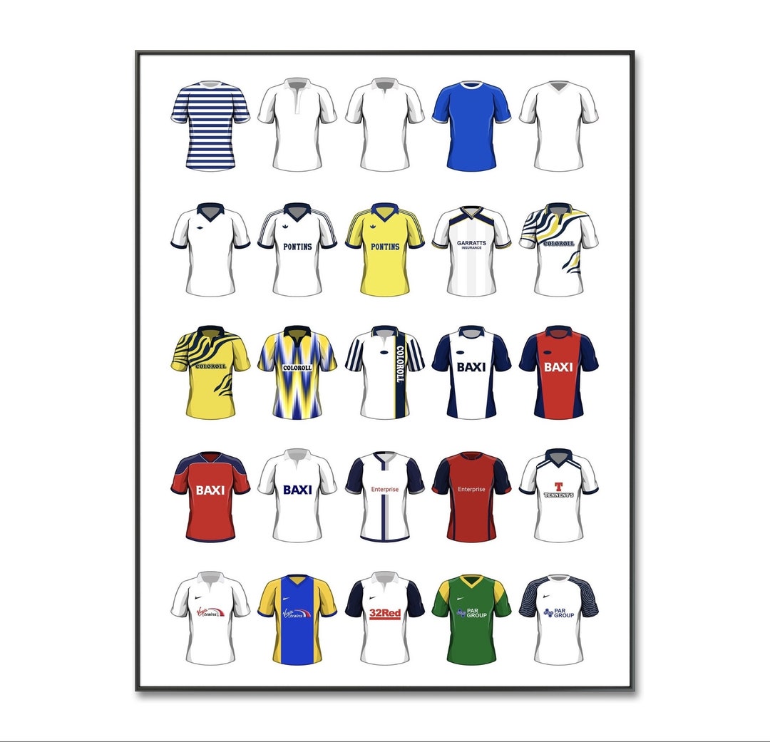 Preston | Classic Football Shirts | Football Print | Wall Art Poster ...