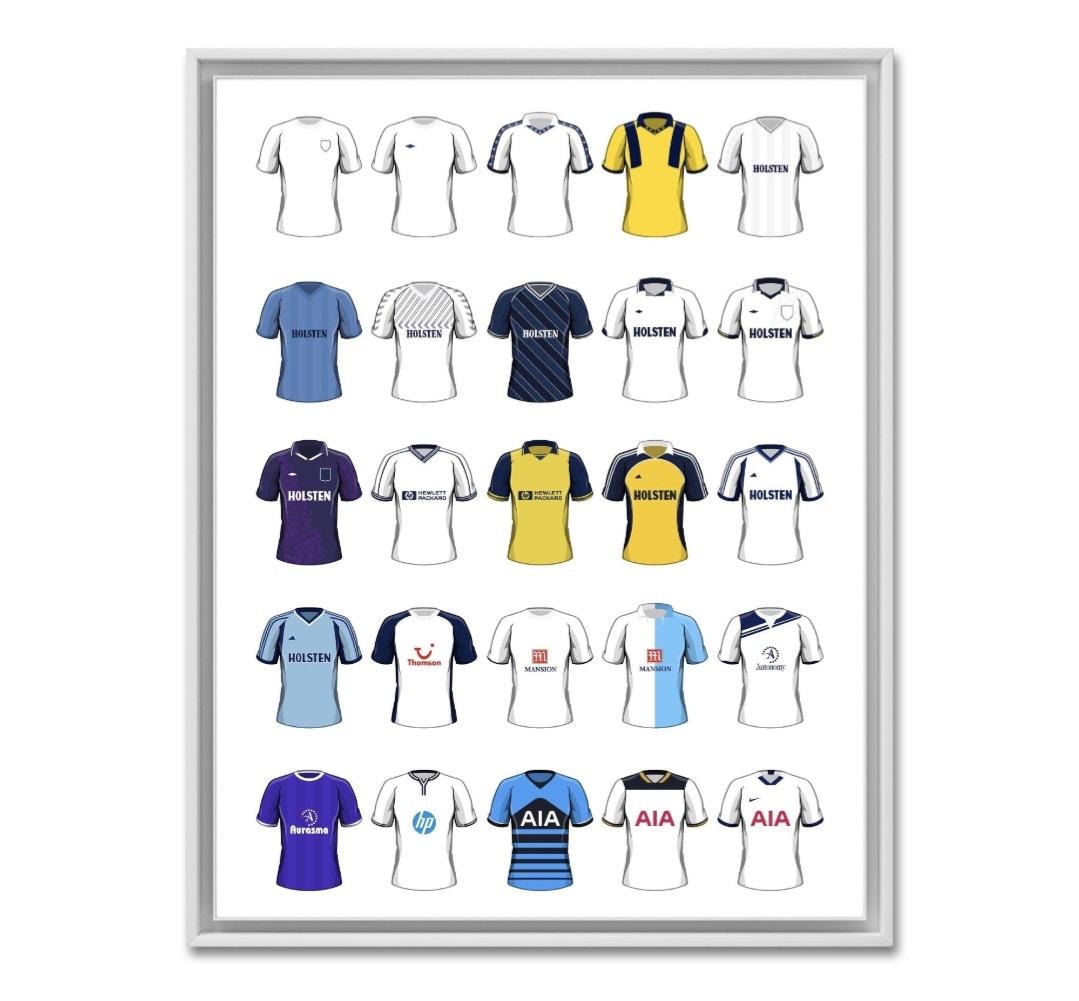 Tottenham Hotspur Football Poster, Tottenham Football Shirt Poster ...