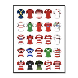 Doncaster Rovers | Football Shirt Poster | Doncaster Poster | Doncaster ...